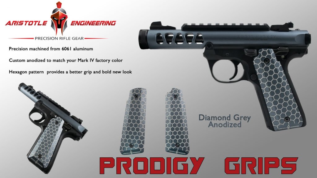 PRODIGY GRIPS Ruger®Mark IV 22/45 Diamond Grey | Aristotle Engineering